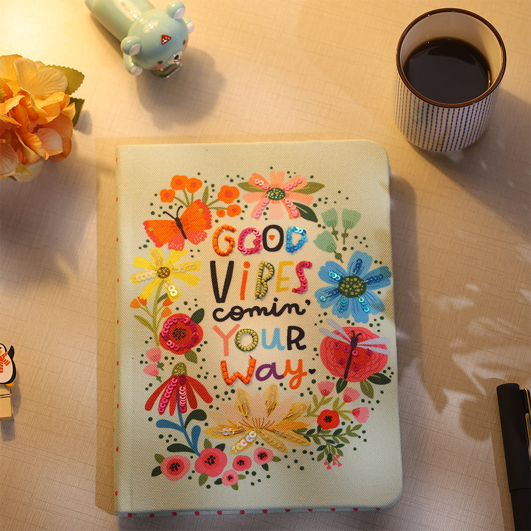 A5 Threaded Thoughts Series - Good Vibes Coming Your Way